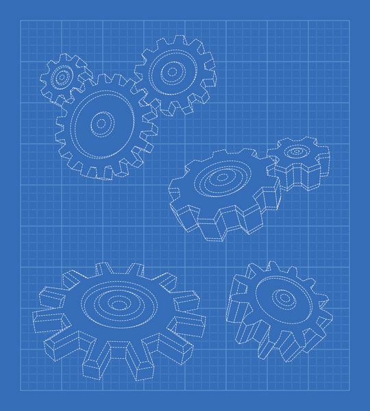 چرخ دنده ها و چرخ دنده ها مجموعه آیکون ها در وکتور 1324352