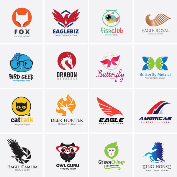 وکتور لوگوی حیوانات 1337232