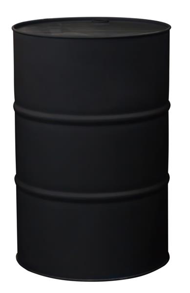 بشکه نفت فلزی رنگ مشکی جدا شده روی پس زمینه سفید با مسیر برش 1708327