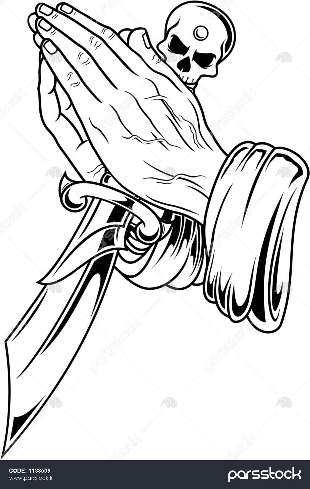 دست دعا با خنجر 1138509