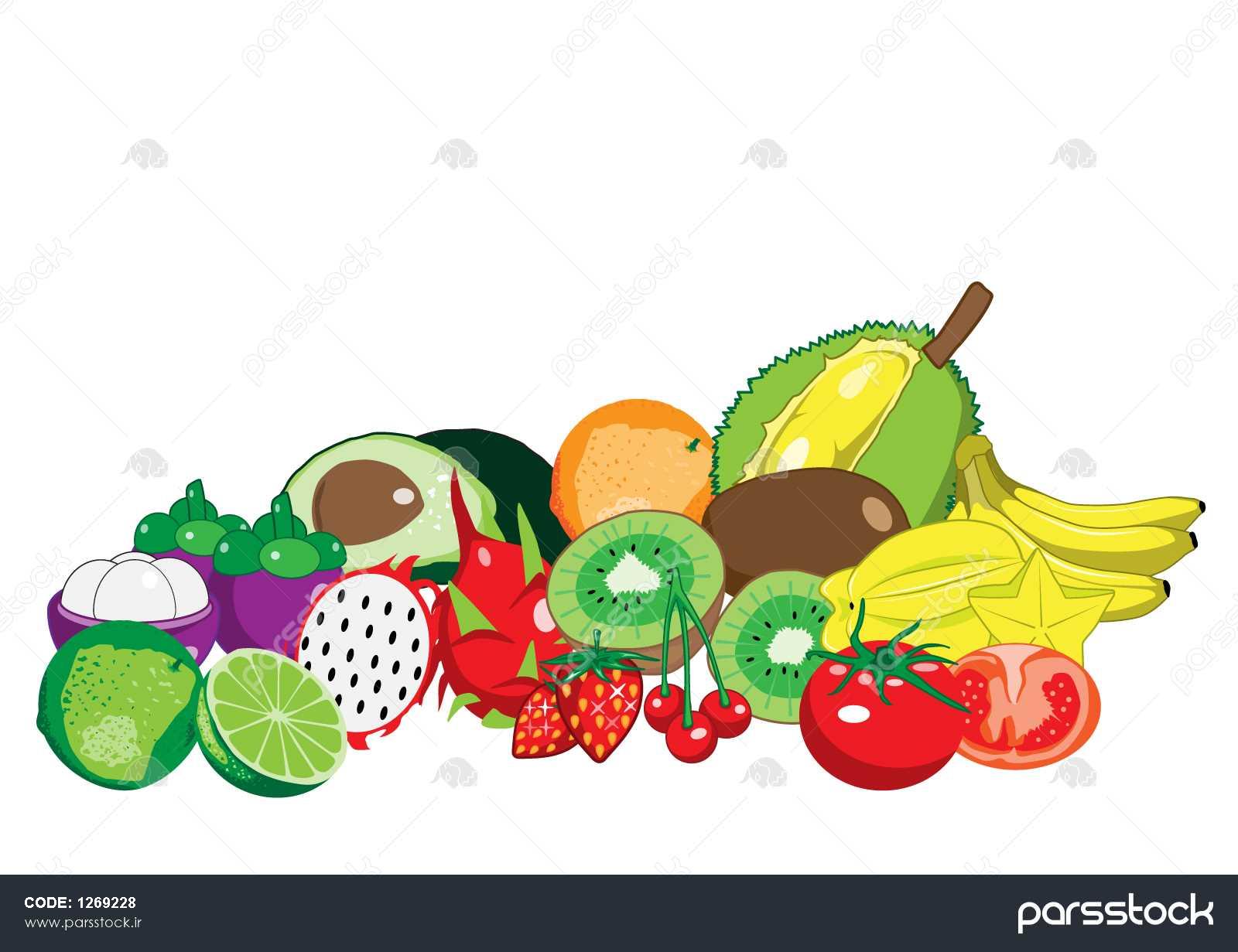 مجموعه وکتور میوه 1269228