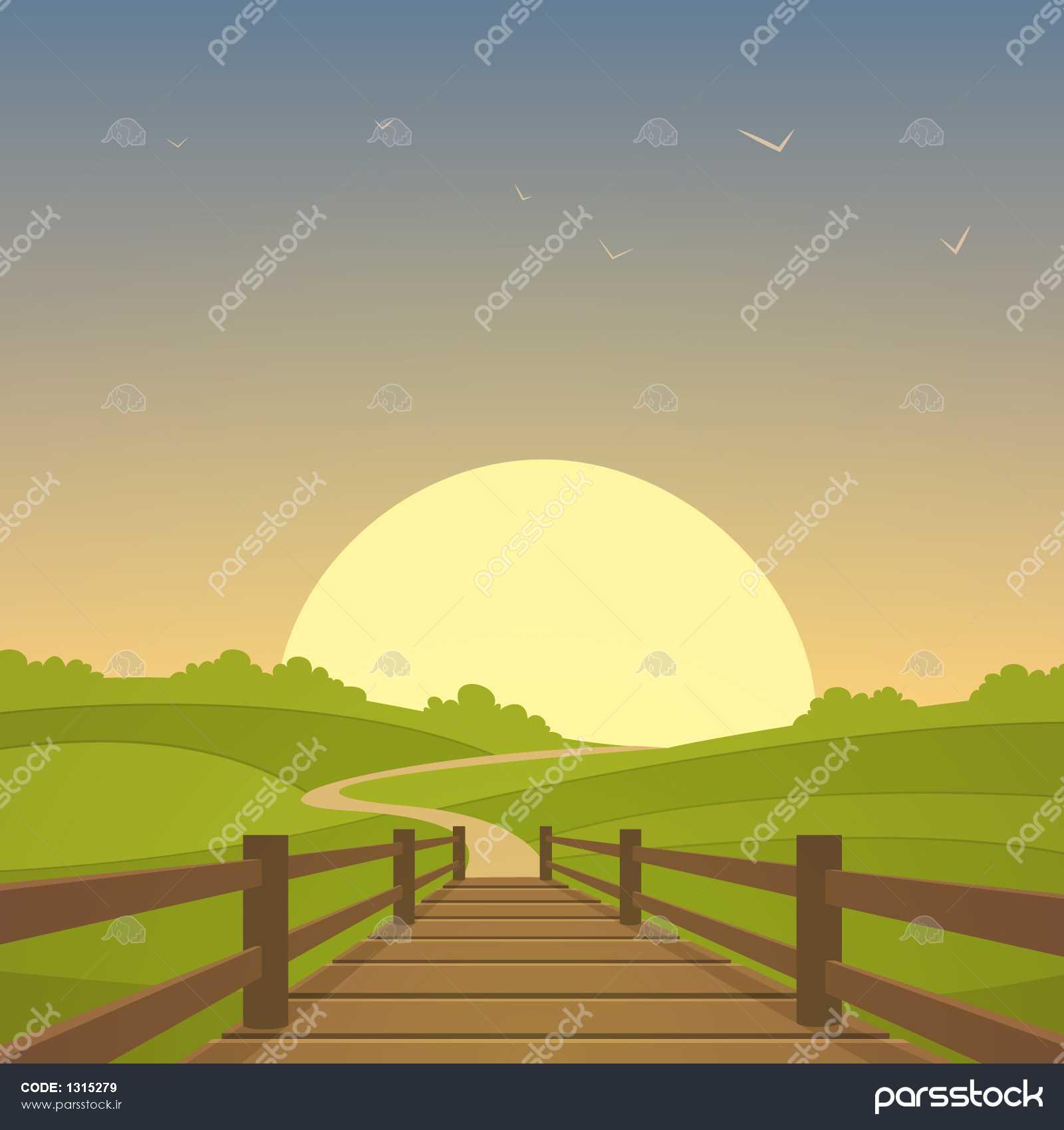 پل چوبی 1315279