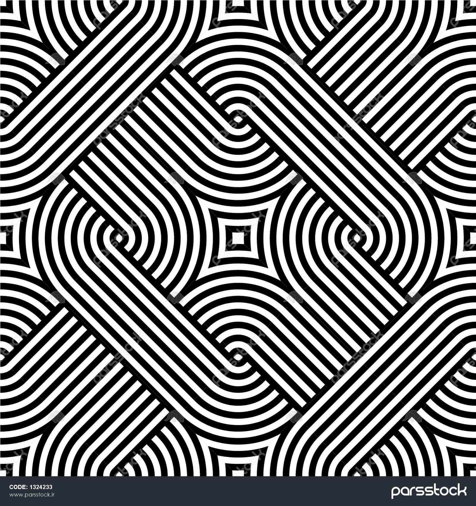 الگوی هندسی الگوی بدون درز برداری 1324233