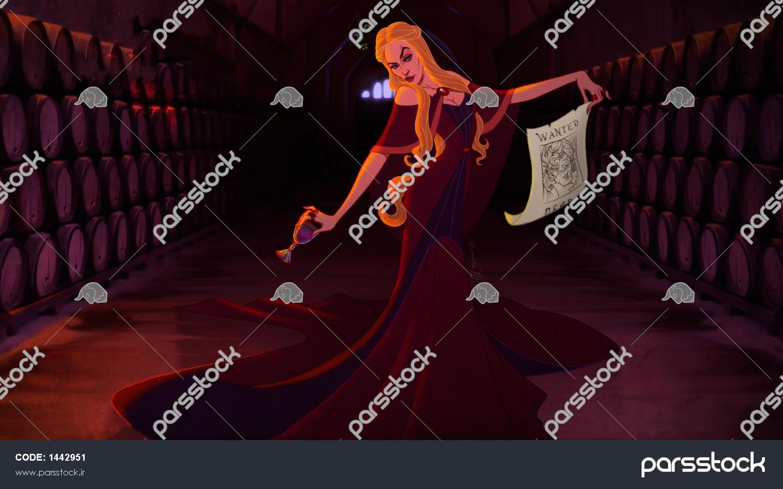 تصویر کارتونی مادر اژدها در حال رقص 1442951