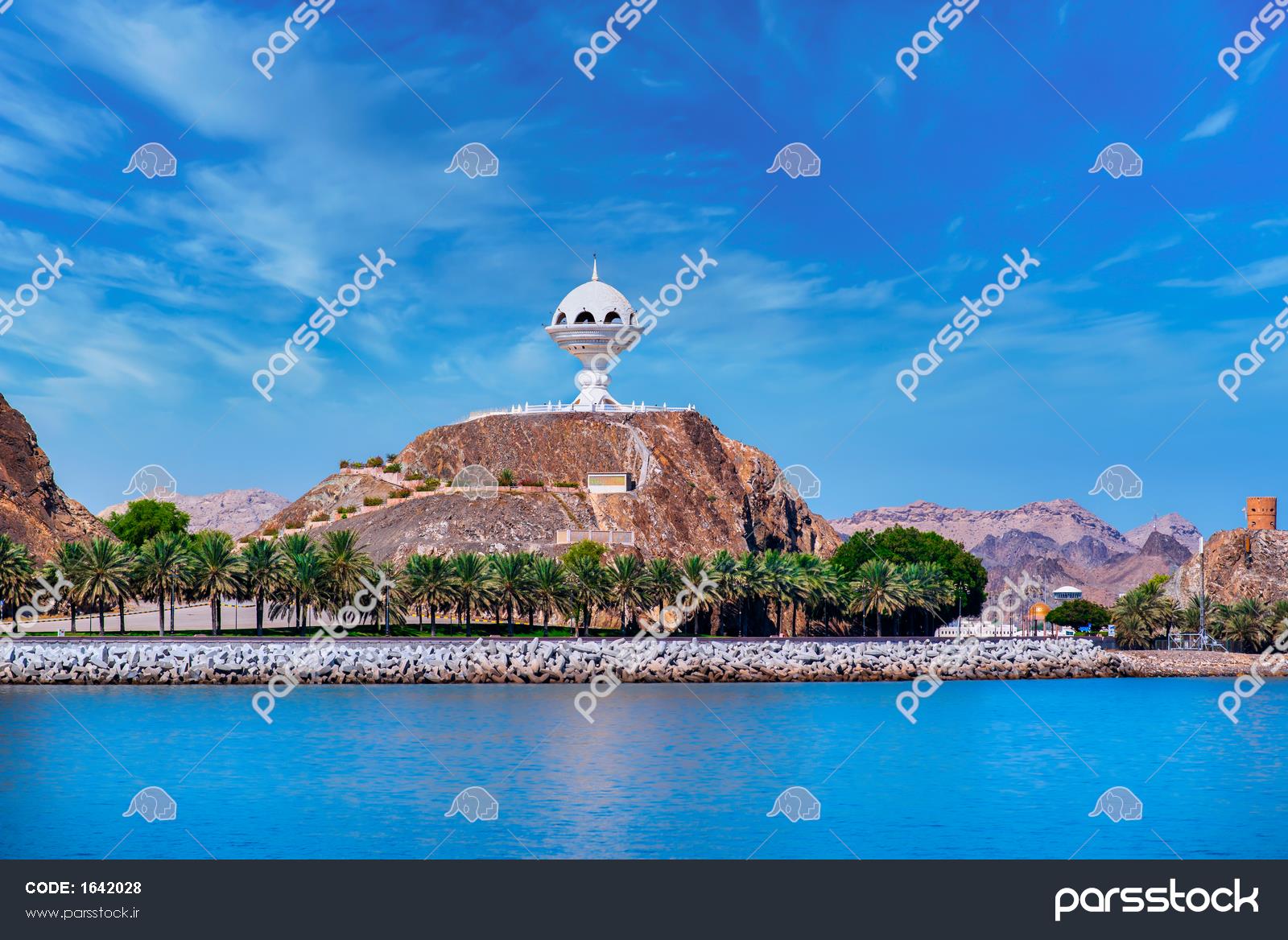 منظره Mutrah Corniche در مسقط عمان 1642028