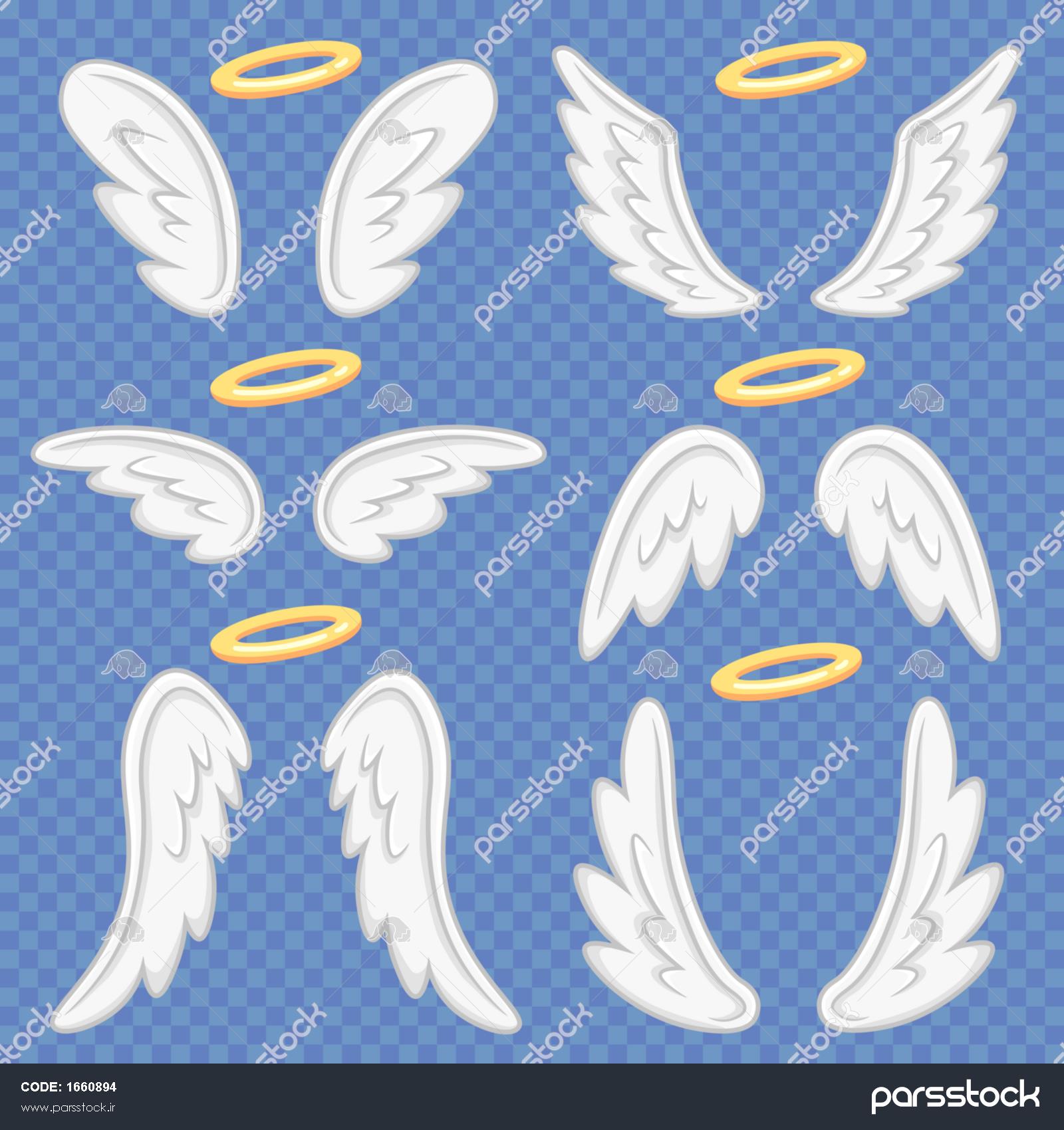 بال های فرشته کارتونی 1660894